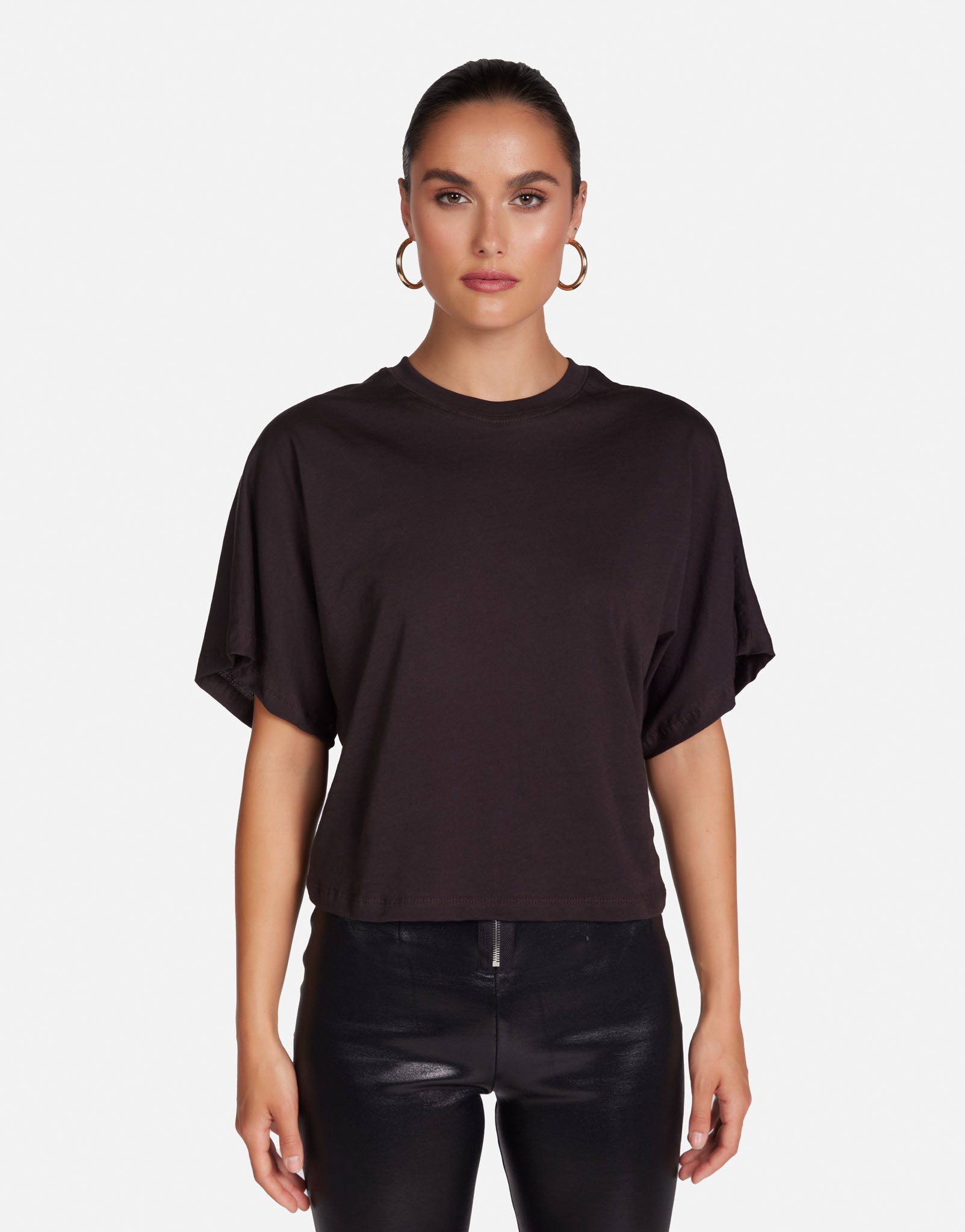 Kimono Tee in Espresso | Forester by Michael Lauren