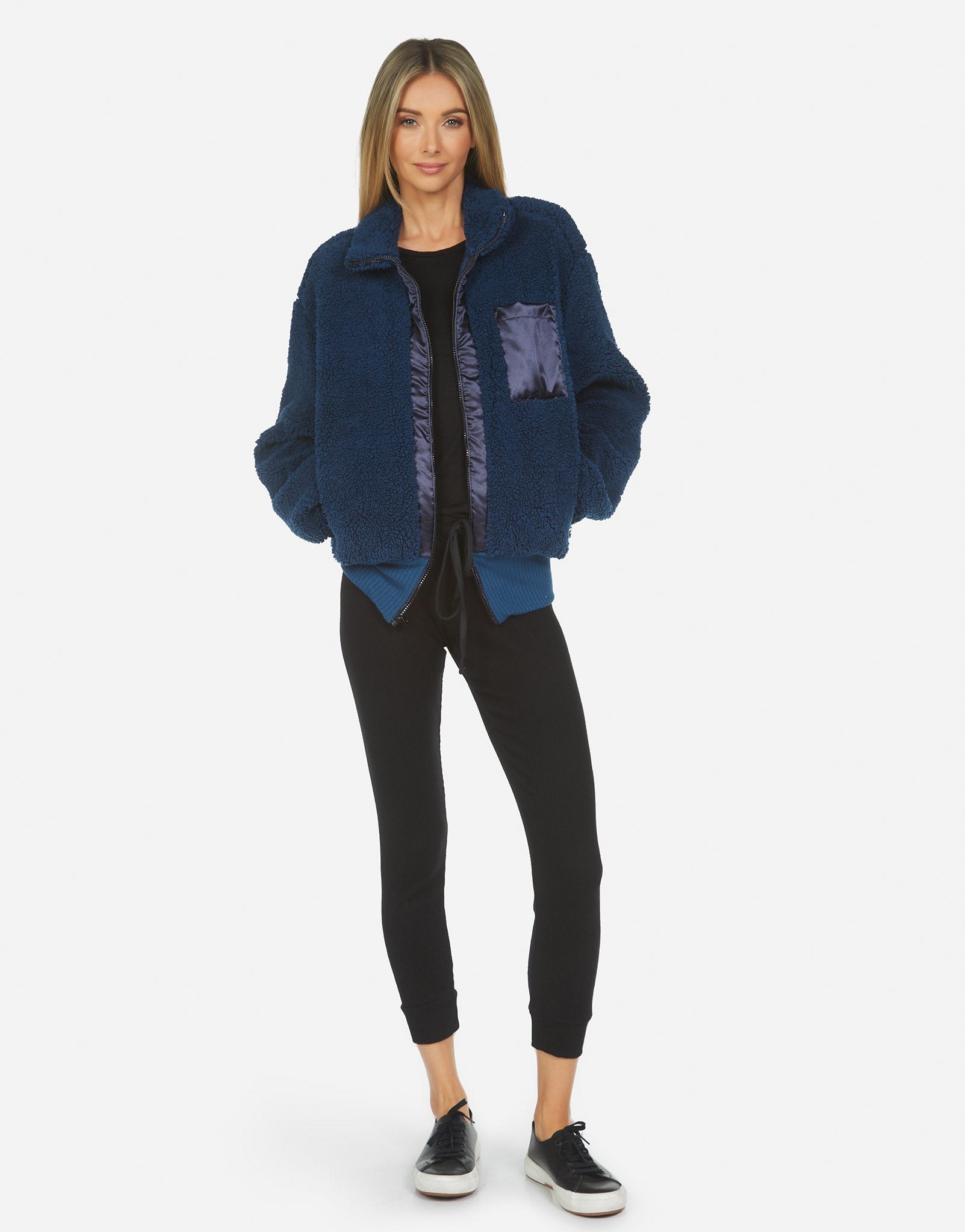 Huck Mock Neck Jacket – Michael Lauren