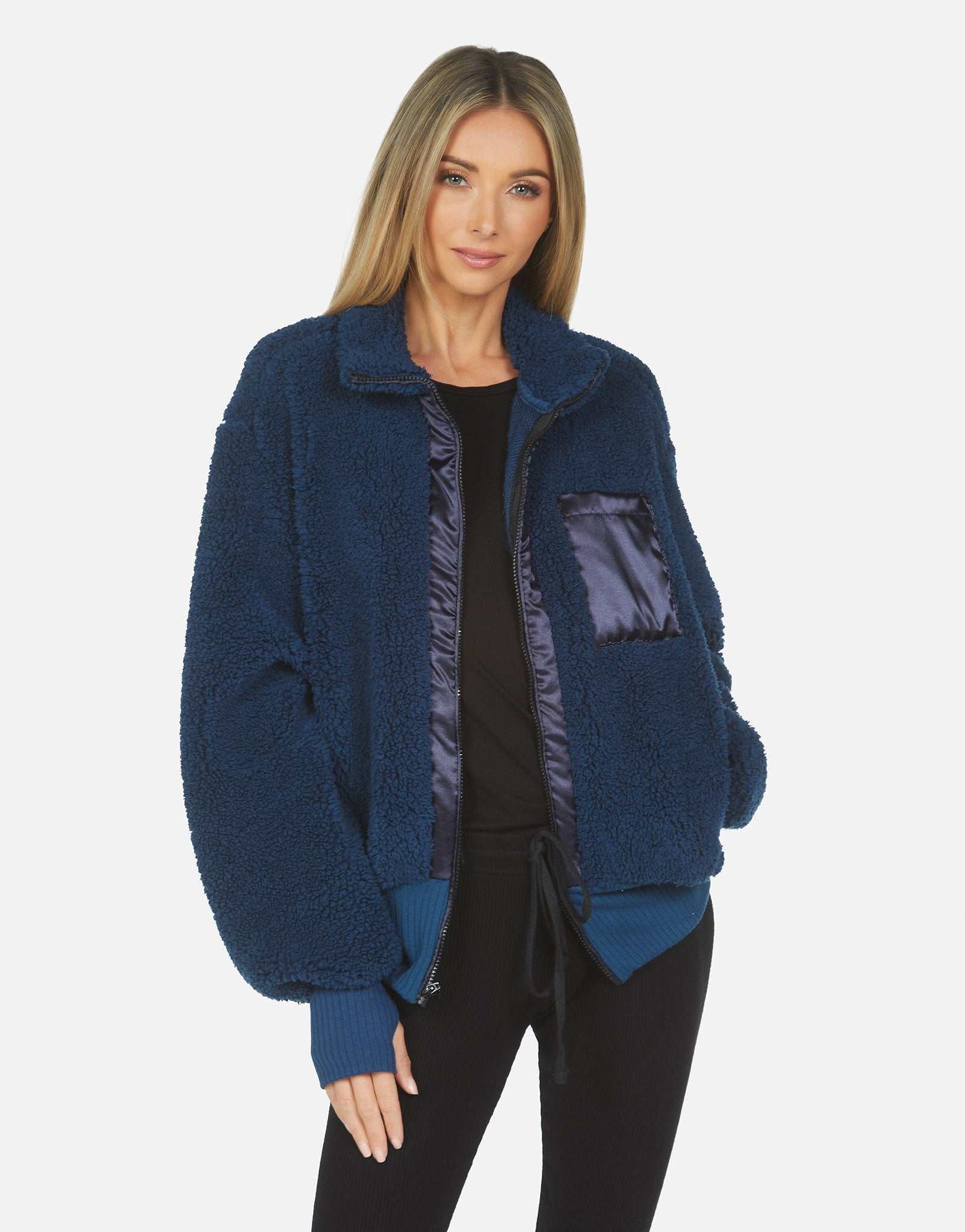 Huck Mock Neck Jacket – Michael Lauren